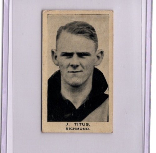 1932 VFL Godfrey Phillips - Jack Titus No.15 Richmond | eBay Australia