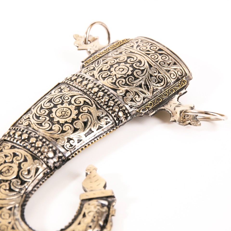 Old Dagger Knife Khanjar Jambiya Vintage Islamic Berber Sword Curved ...