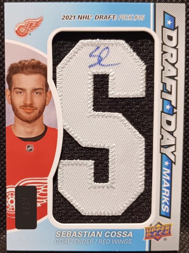 2024-25 SP GAME USED DRAFT DAY MARKS AUTOGRAPH PATCH ROOKIE SEBASTIAN ...