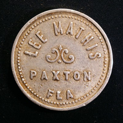 RARE Florida lumber token - Lee Mathis, 10¢, Paxton, Fla. | eBay