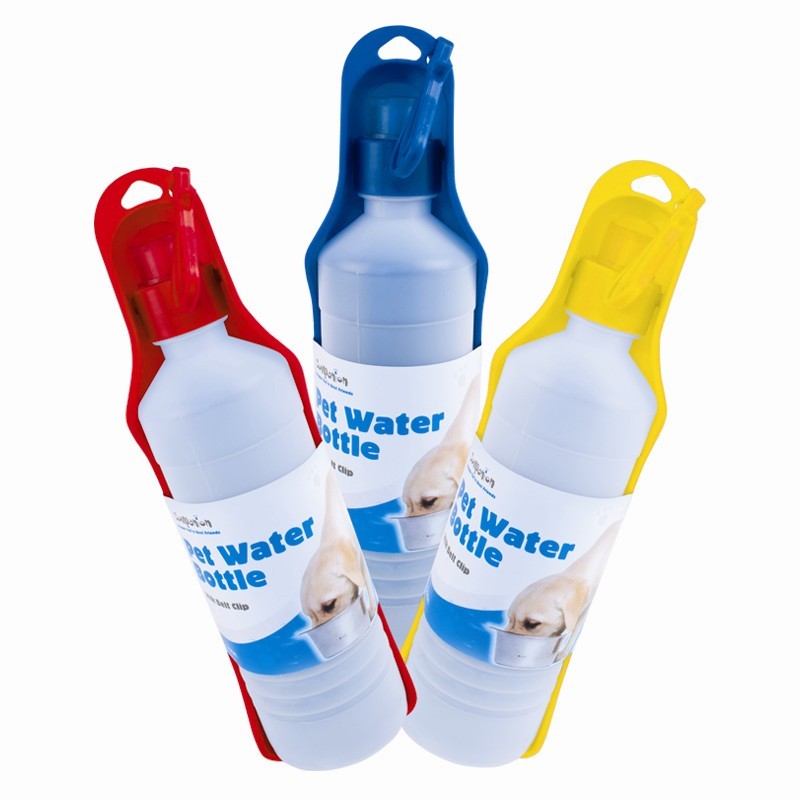 DISPENSER BEVERINO ACQUA PORTATILE PER CANE CANI BEVITOIO BOTTIGLIA ...