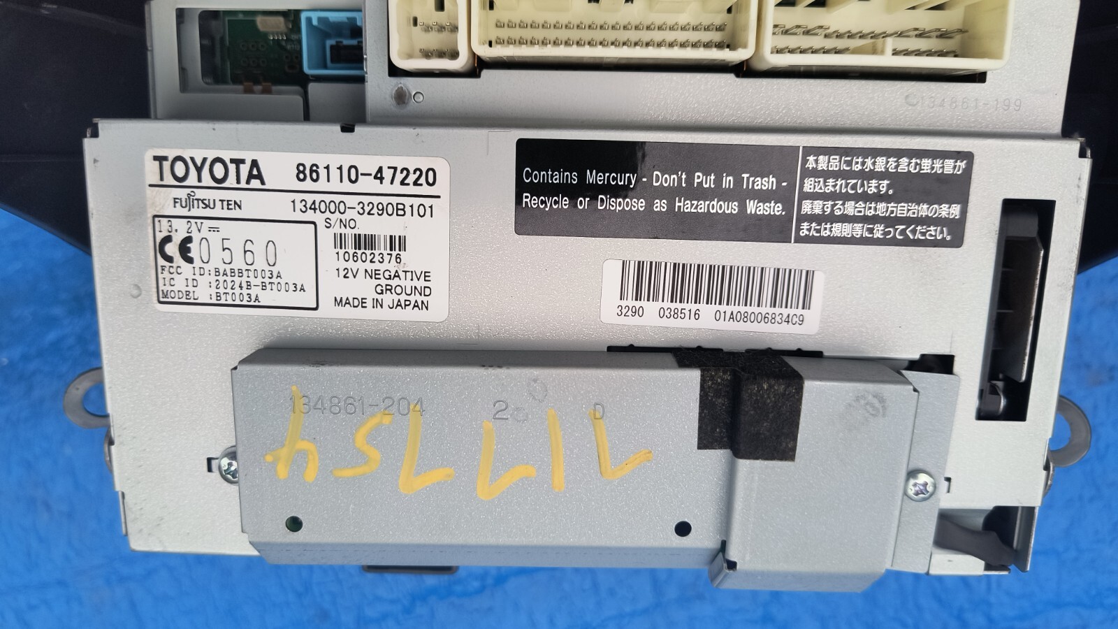 06 - 09 Toyota Prius NAVIGATION Display Information Radio Screen 86110 ...