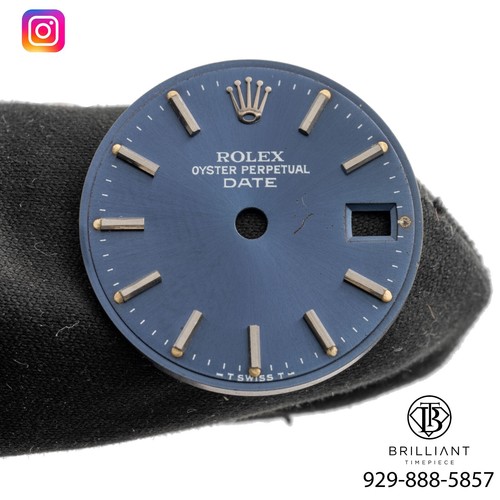 Rolex Date 26mm Blue Stick Dial Model 6917 | eBay