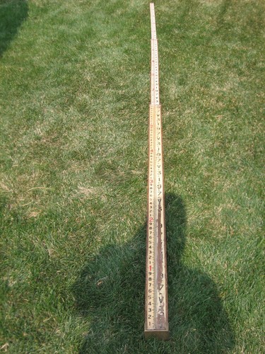 VINTAGE SURVEYORS SURVEYING GRADE ROD | eBay
