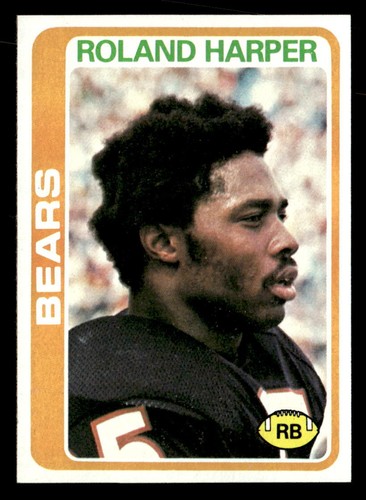 Roland Harper 1978 Topps Card #417 Chicago Bears | eBay
