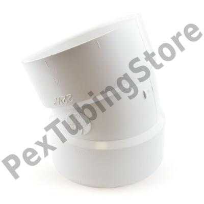 4" PVC DWV 22.5° Elbow | eBay