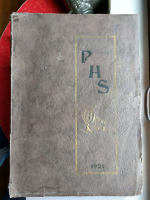 RARE 1921 PAULDING HIGH SCHOOL ANNUAL/**THE ECHO**/PHS YEARBOOK/OHIO ...