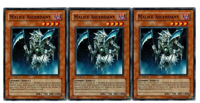 Yugioh- 3X Malice Ascendant - Common - 1st Edition - SOI-EN030 - Near ...