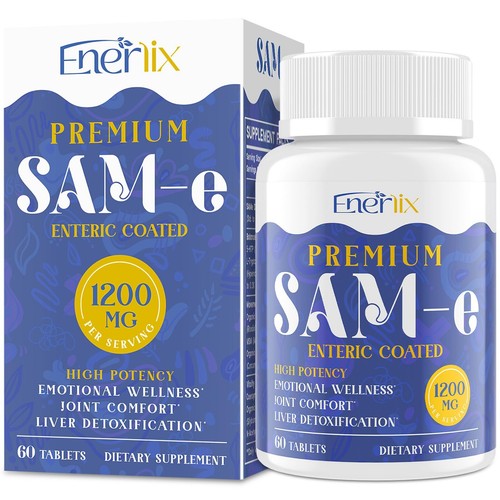 1200 MG SAM e Supplement for Brain Mood Joint and Liver High Absorption ...