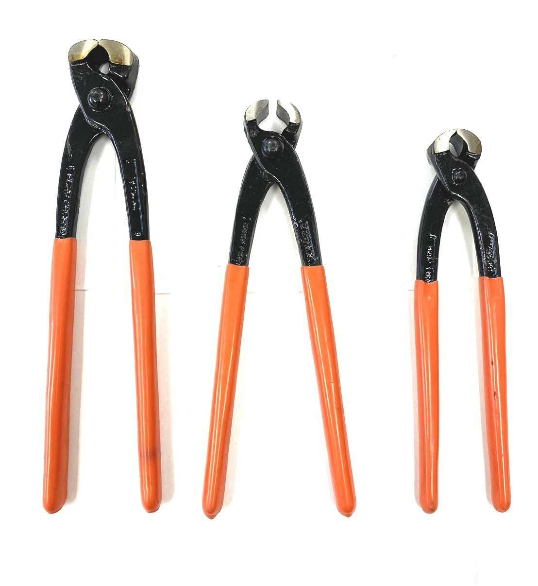 NEW SET OF 3PC NIPPER PLIERS DIAGONAL AND CUTTING DROP FORGED / HEAT ...