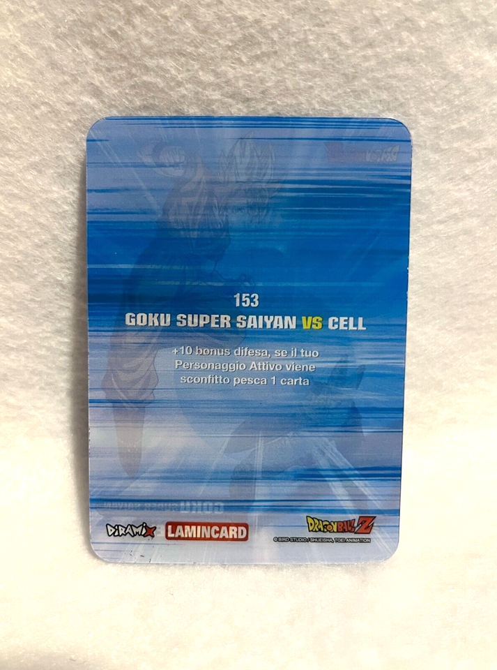 Dragon Ball Z Diramix 2020 Lamincard - Italian Card - #153 SS Goku VS ...