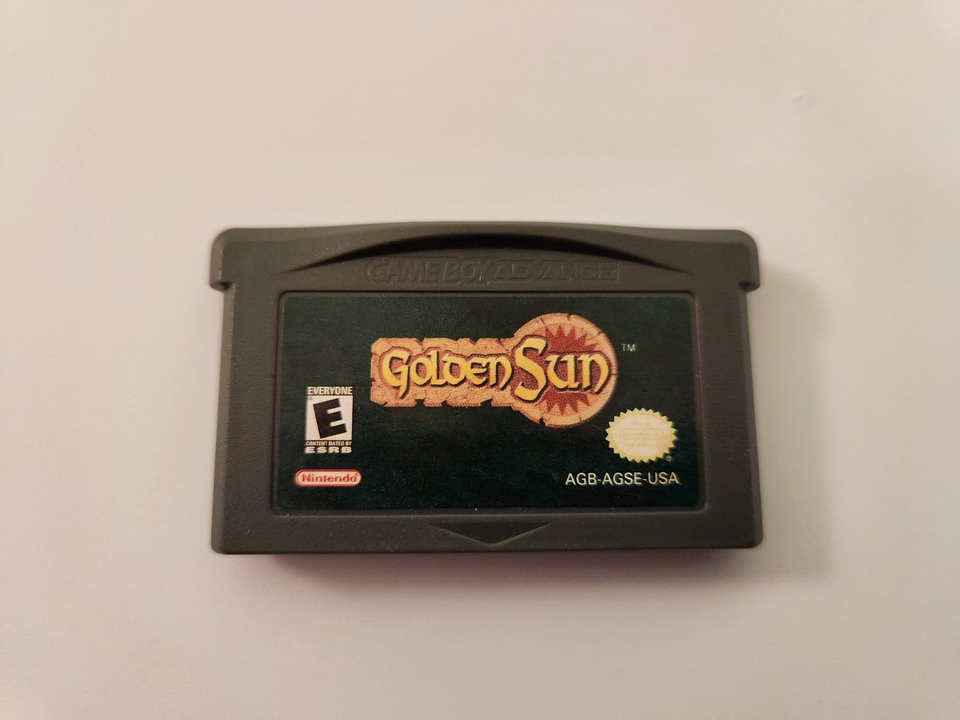 Golden Sun (Nintendo Game Boy Advance) Authentic TESTED w/ Case ...