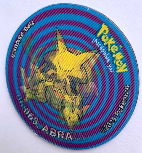 TAZO 3D POKEMON DKV #27 ABRA KADABRA ALAKAZAM 2020 PERU Pogs Lenticular ...