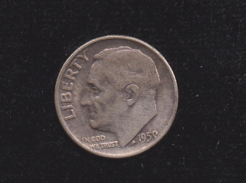 THREE Roosevelt dimes 2 1999-P gold plated & a 1958 or 1959 miss ...