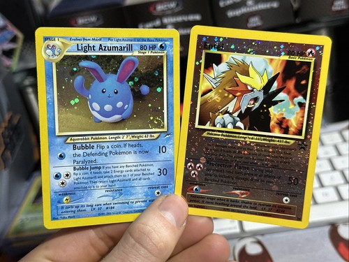 Light Azumarill 13/105 Neo Destiny 2000 Entei 34 Vintage Pokemon Card ...