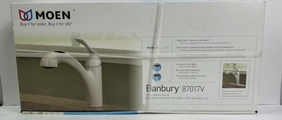Moen Pullout Kitchen Faucet Banbury 87017V Ivory Finish | eBay
