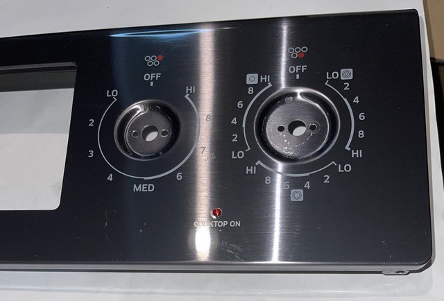 Dg94-01115l Samsung Range Control Panel With Black Stainless for ...