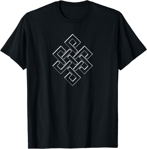 NEW LIMITED Endless Eternal Knot As A Buddhist Lucky Symbol T-Shirt | eBay