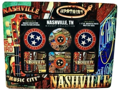 Nashville Magnetic Picture Frame (6 X 8) with 6 Fridge Magnets | eBay