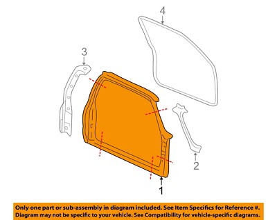 GM OEM 07-13 Sierra 1500 Cab Uniside-Uniside Assy 20979206 | eBay