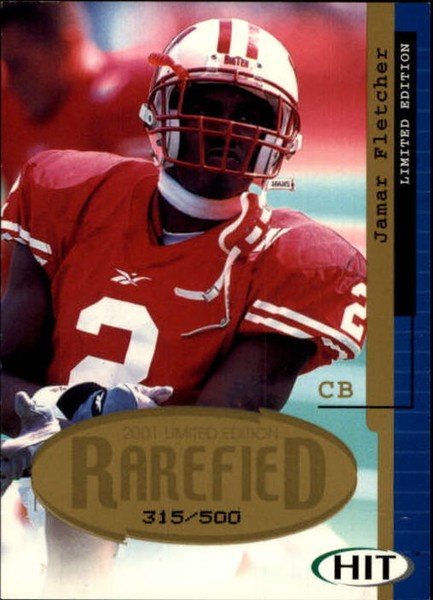 2001 SAGE Hit - Rarefied Gold #R15 Jamar Fletcher /500 (RC) for sale ...