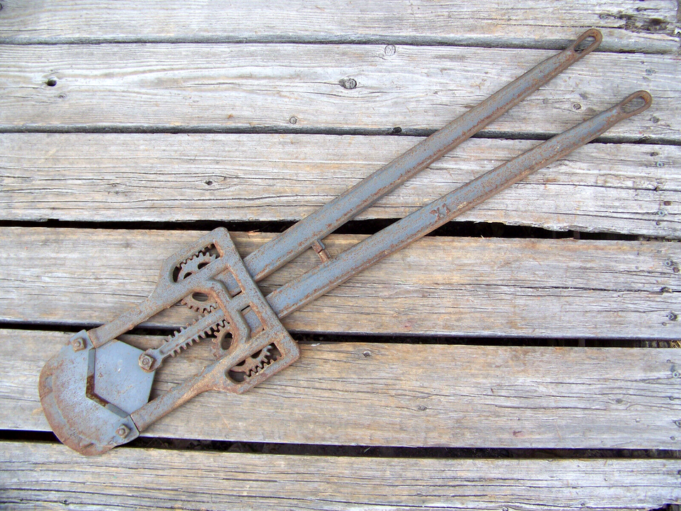 Vintage Dehorning Clipper Bull Horn Cutter Cattle Dehorner cast iron ...