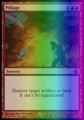 MTG Magic the Gathering Pillage (24/34) PDS Fire & Lightning LP FOIL | eBay