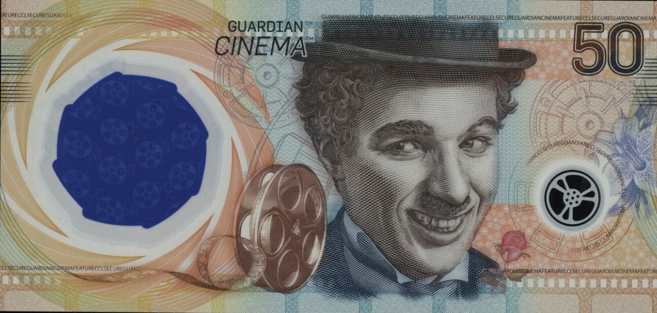 TEST NOTE PWPW POLAND Charlie Chaplin POLYMER Without Folder | eBay
