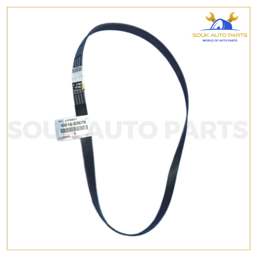 90916-02679 Genuine Toyota BELT, V(FOR FAN & ALTERNATOR) 9091602679 OEM ...