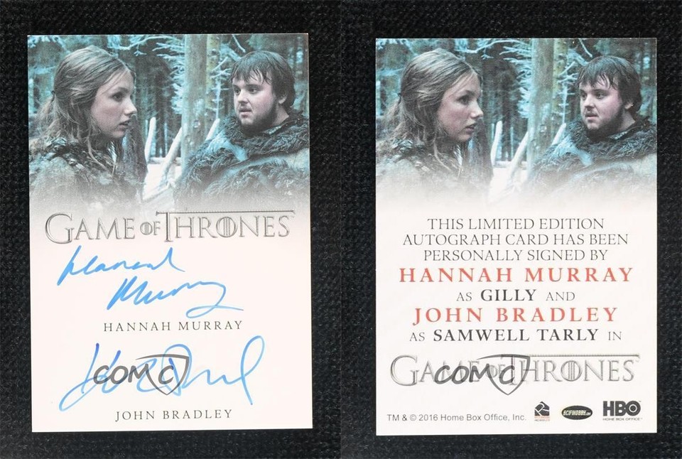 2017 Game of Thrones: Valyrian Steel Dual as Hannah Murray Gilly Auto ...