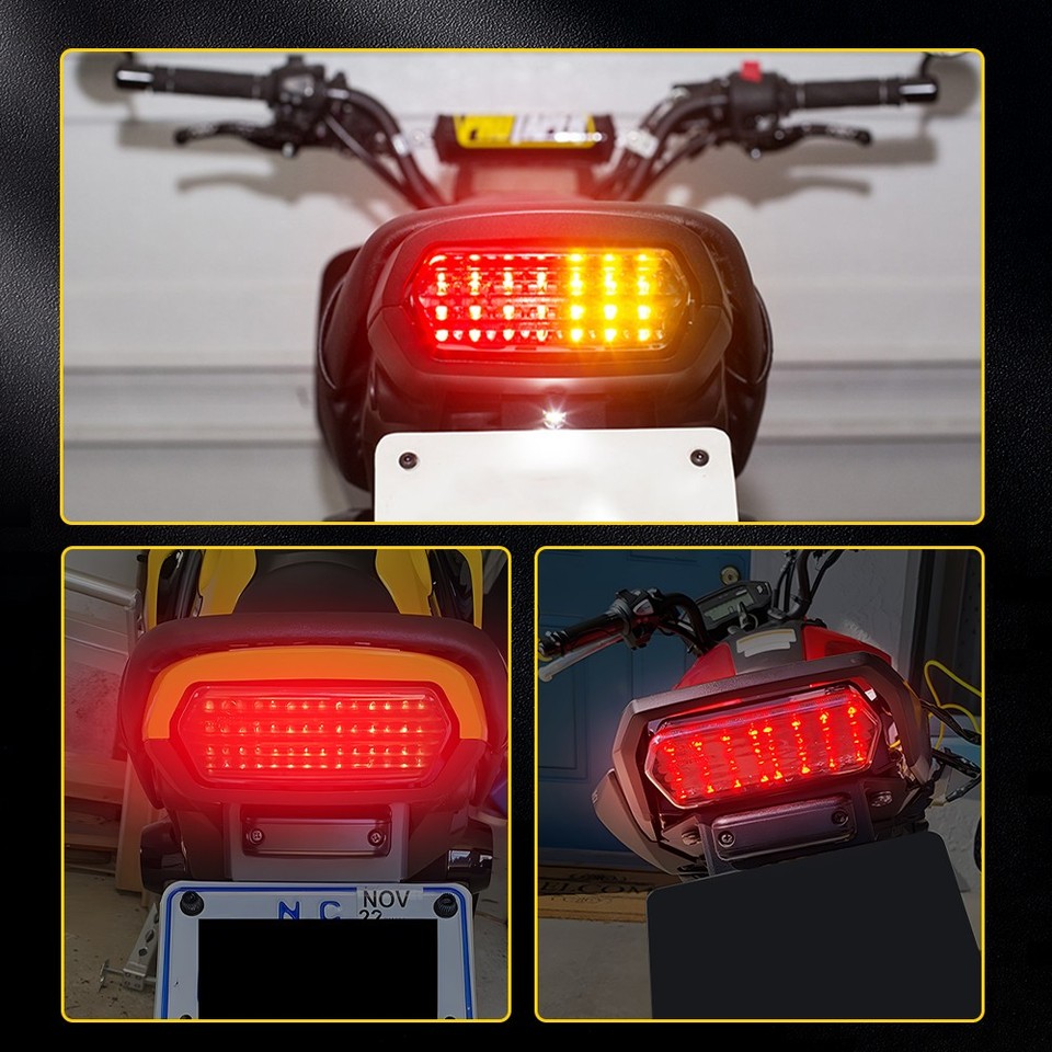 For Honda MSX/Grom CB650F CBR650F 125 Motorcycle Integrated Tail LED ...