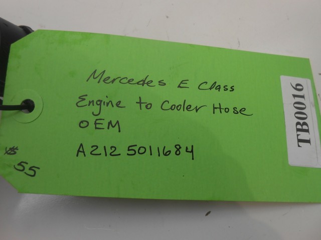 MERCEDES E-class Emgine to Cooler Hose OEM A2125011684 Tb0016 for sale ...