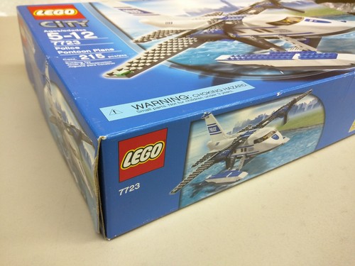 LEGO City 7723 Police Pontoon Plane NEW! RARE! HUGE! Seaplane Airplane ...