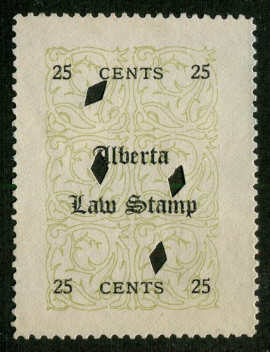 Canada Revenue AL10 Used Alberta Law Stamp | eBay