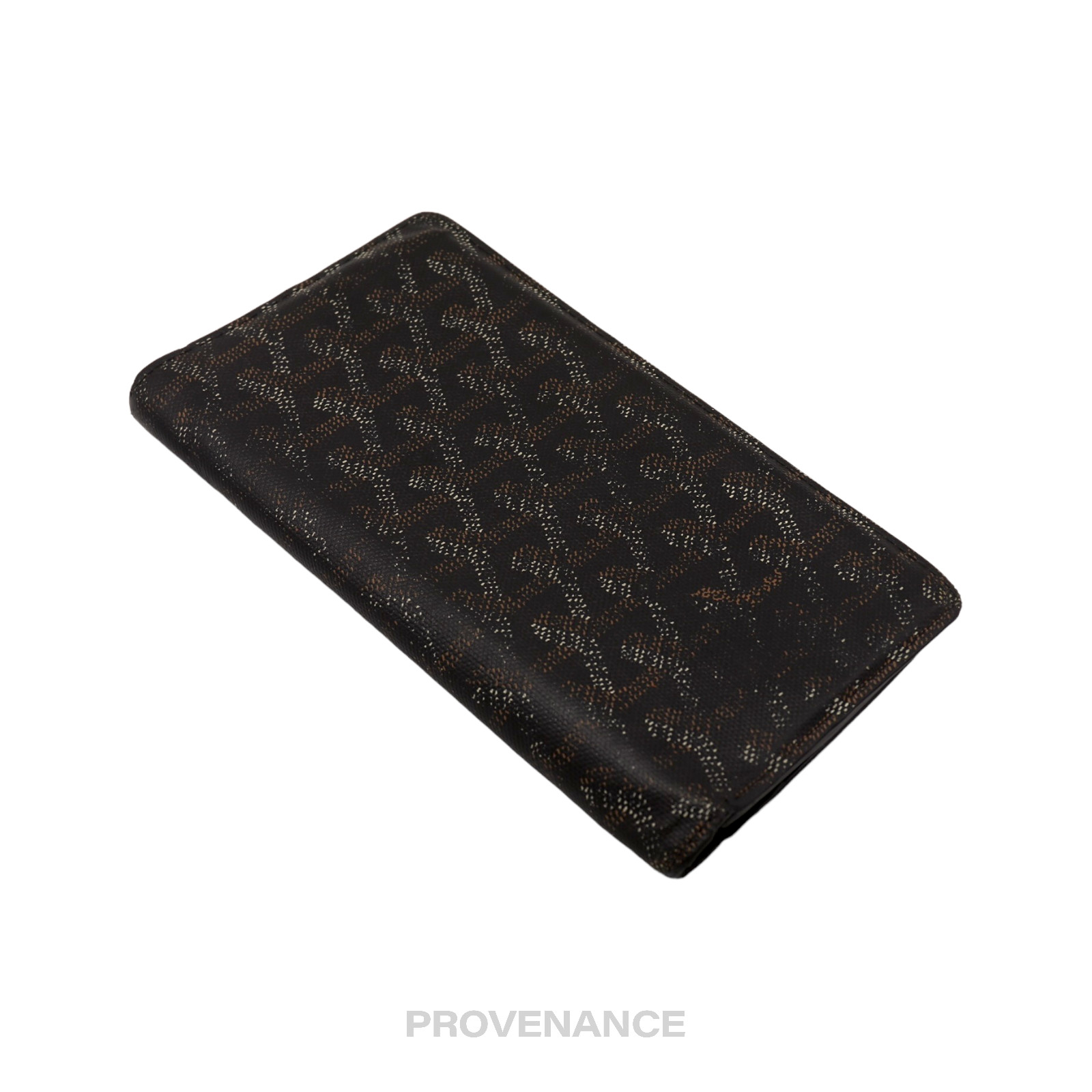 🔴 Goyard Richelieu Long Wallet - Black Goyardine - Gem
