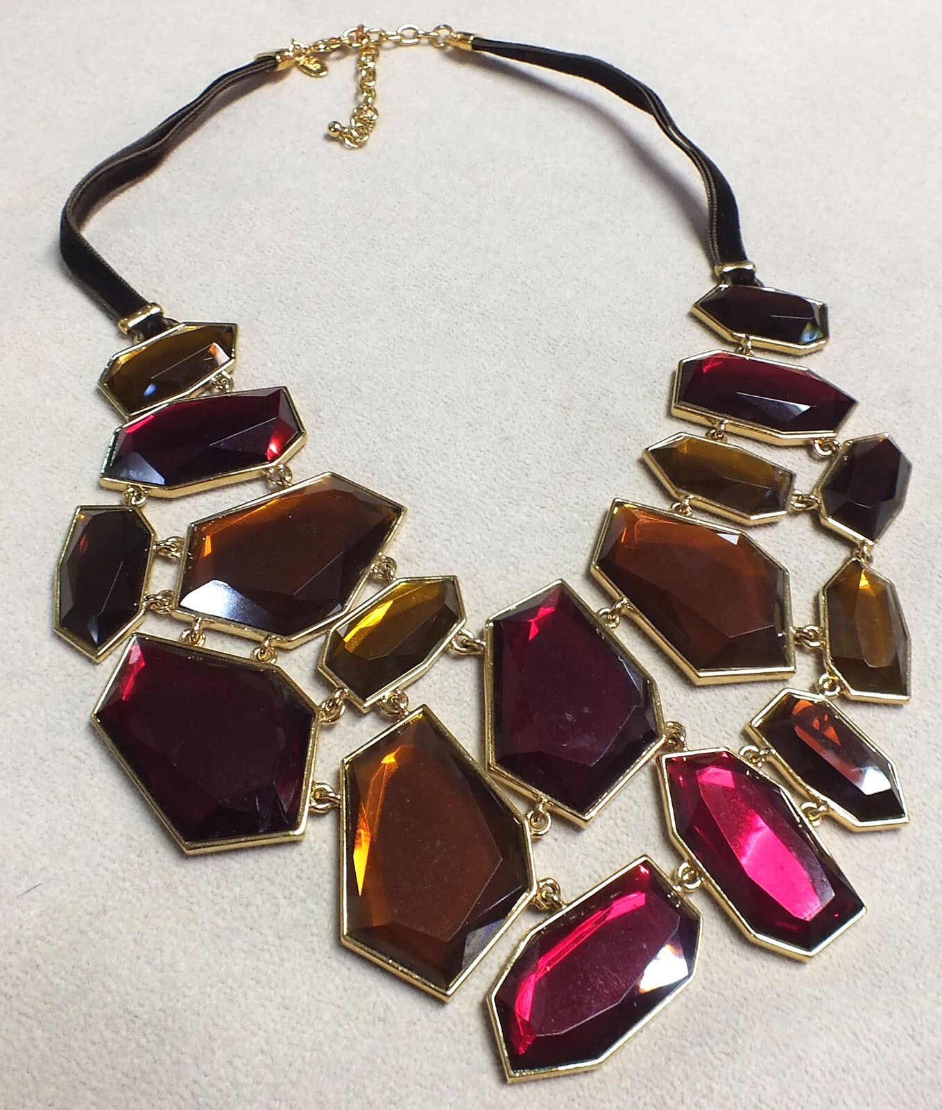 Beautiful Joan Rivers Multicolor Classic Collection Gold Tone Necklace ...
