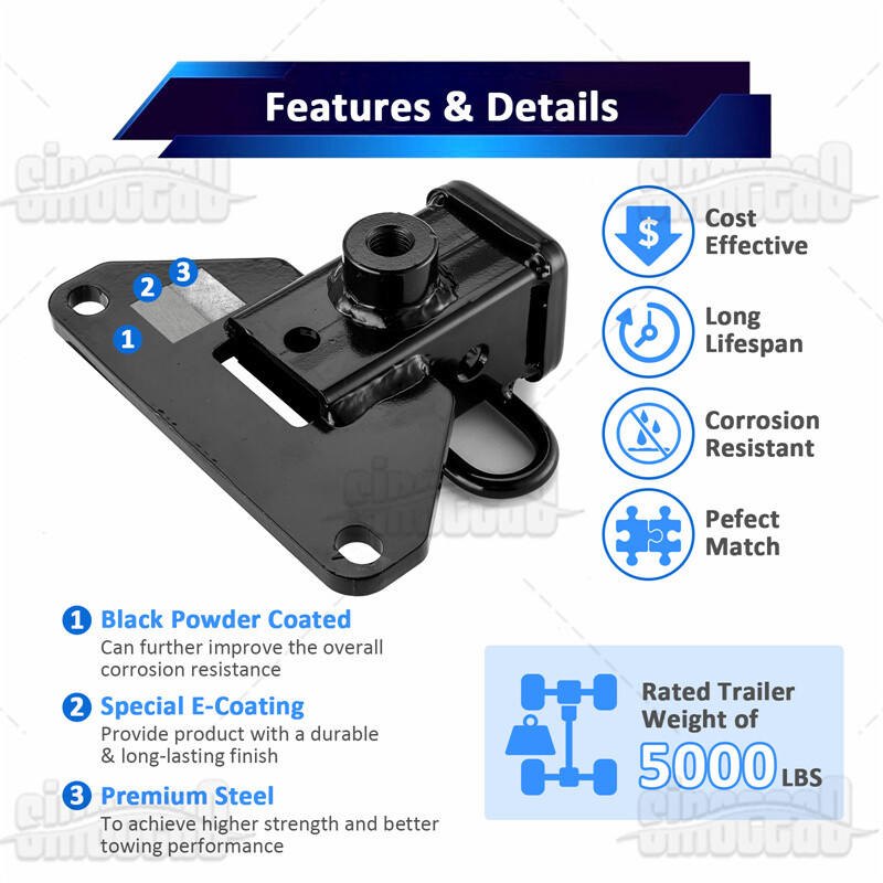 Trailer Tow Hitch For Jeep Gladiator JT 2020-2023 2024 2025 2" Receiver ...