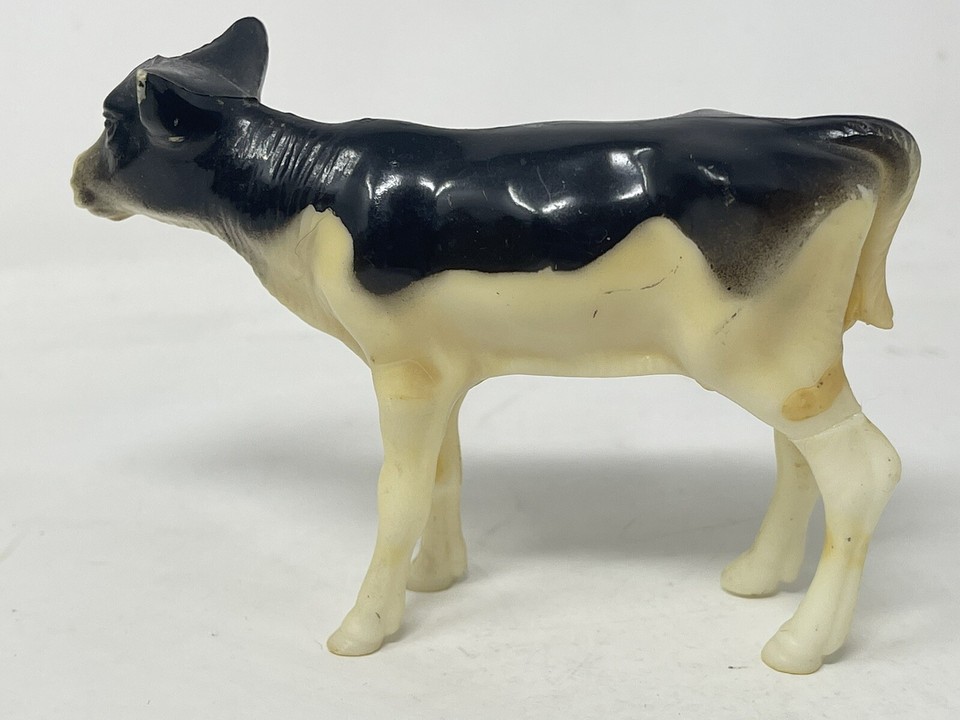 Vintage Nylint Cows - Celluloid(?) Plastic Molded Dairy Cow And Calf ...