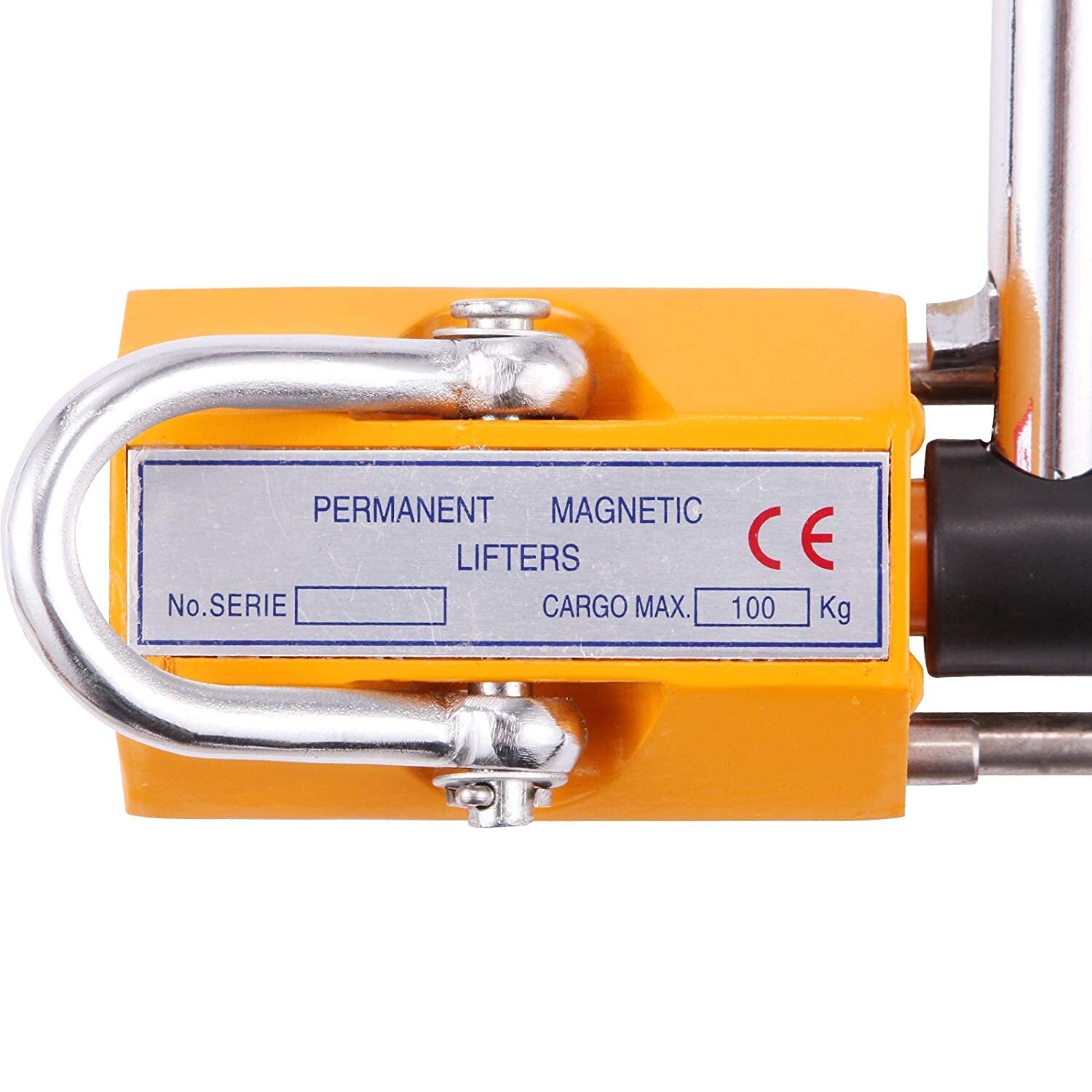 220lb/100KG Steel Permanent Magnetic Lifter Crane Hoist Lifting Magnet ...
