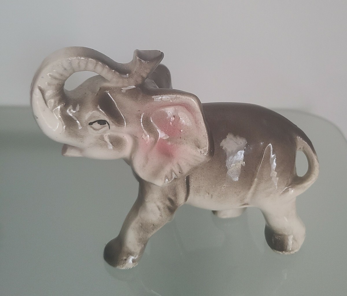 Vintage Ceramic Elephant Figurine