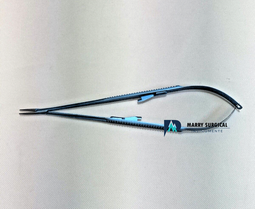 Scanlan 3003-225 Titanium Jacobson Micro Needle Holder Flat Handle ...