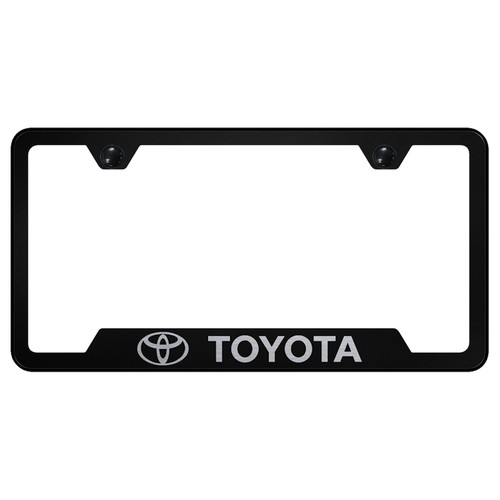 Toyota License Plate Frame (Black) | eBay