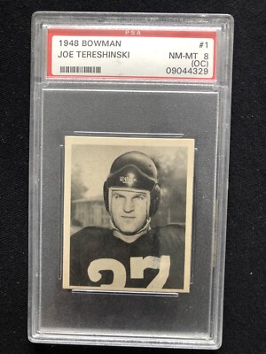 Joe Tereshinski 1948 Bowman #1 PSA 8 (OC) | eBay