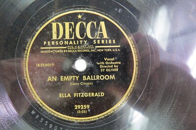 Ella Fitzgerald - DECCA 29259 - An Empty Ballroom & If You Don't I Know ...