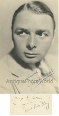 George K. Arthur English actor antique signed autographed photo | eBay
