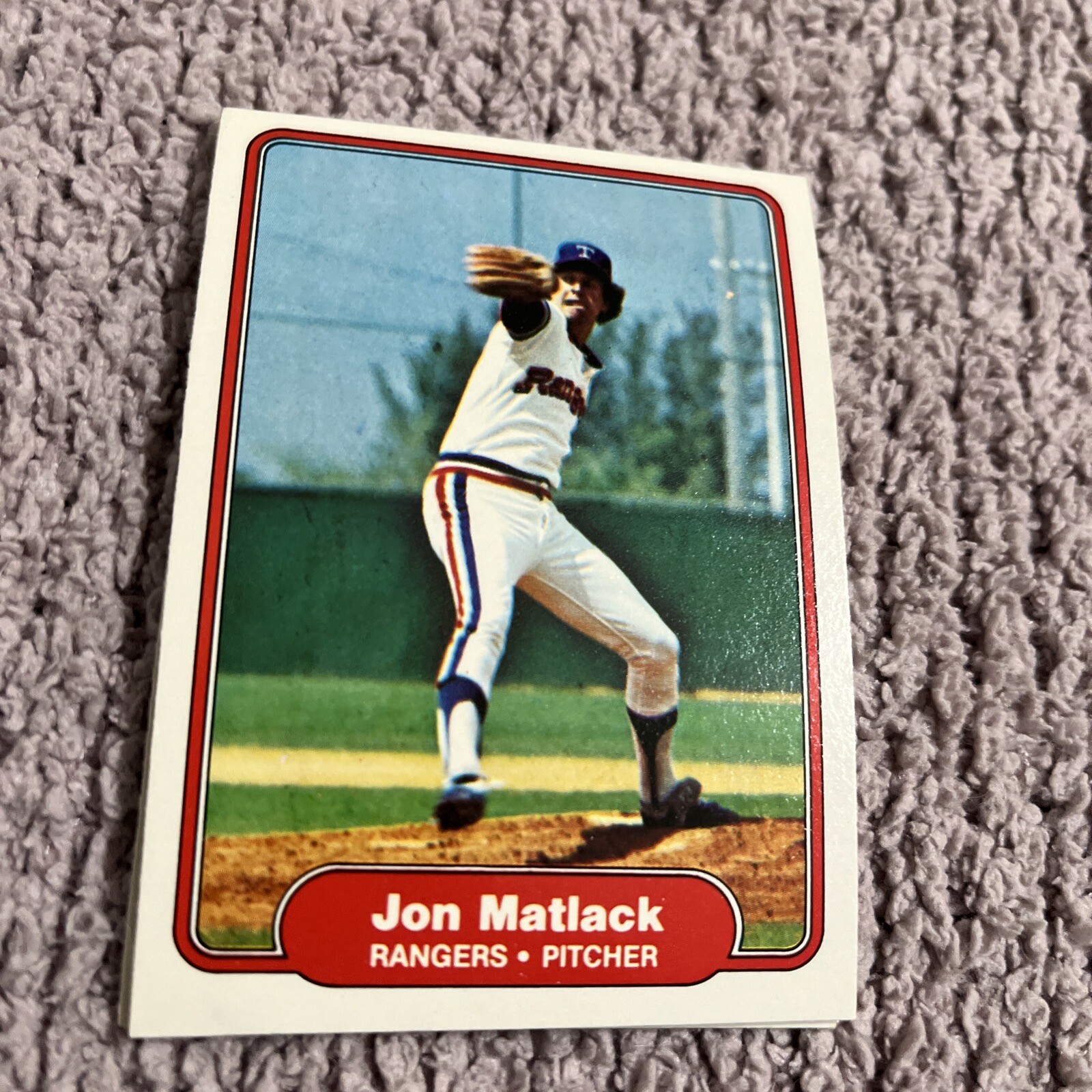 1982 Fleer Texas Rangers Baseball Card #323 Jon Matlack | eBay
