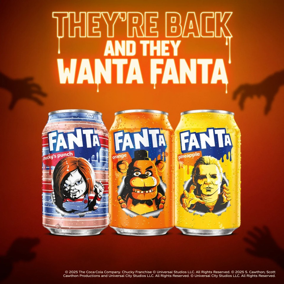 Fanta Fruit Punch Caffeine Free Soda Soft Drink, Chucky's Punch ...