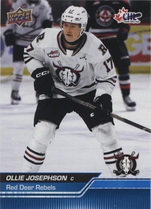 2023-24 Upper Deck CHL - Ollie Josephson #298 Blue (RC) for sale online ...