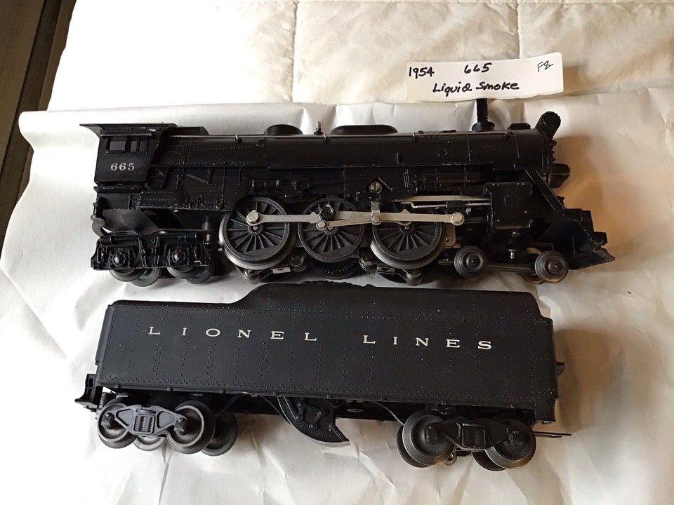 Lionel PW 665 Steam Engine w/LIQUID SMOKE & 2046W L.Lines Tender- OBX ...