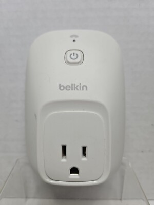BELKIN WeMo Switch Wi-Fi Smart Plug Control Phone Device Wireless ...